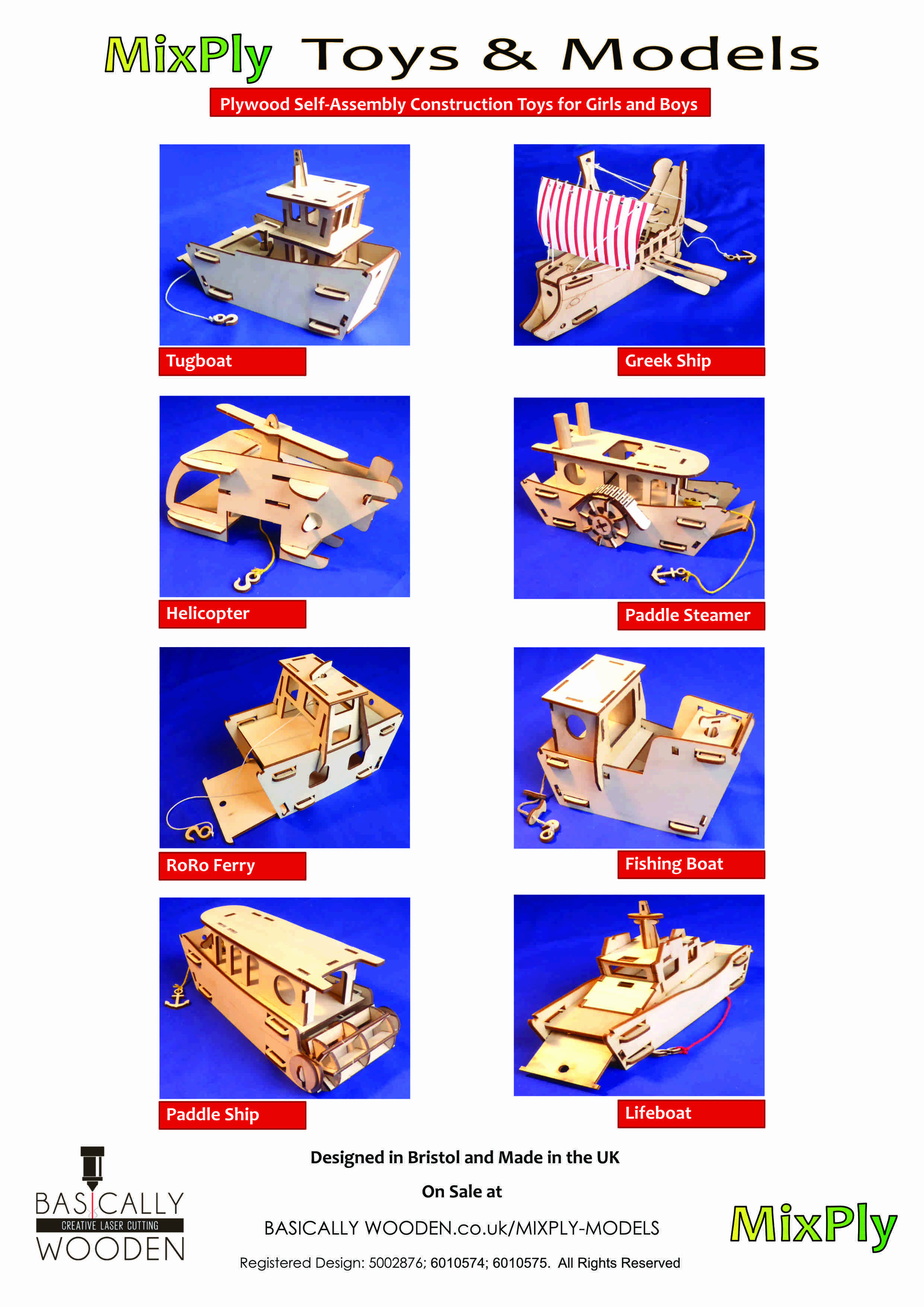MixPly Self-Assembly Toys – FlagFly