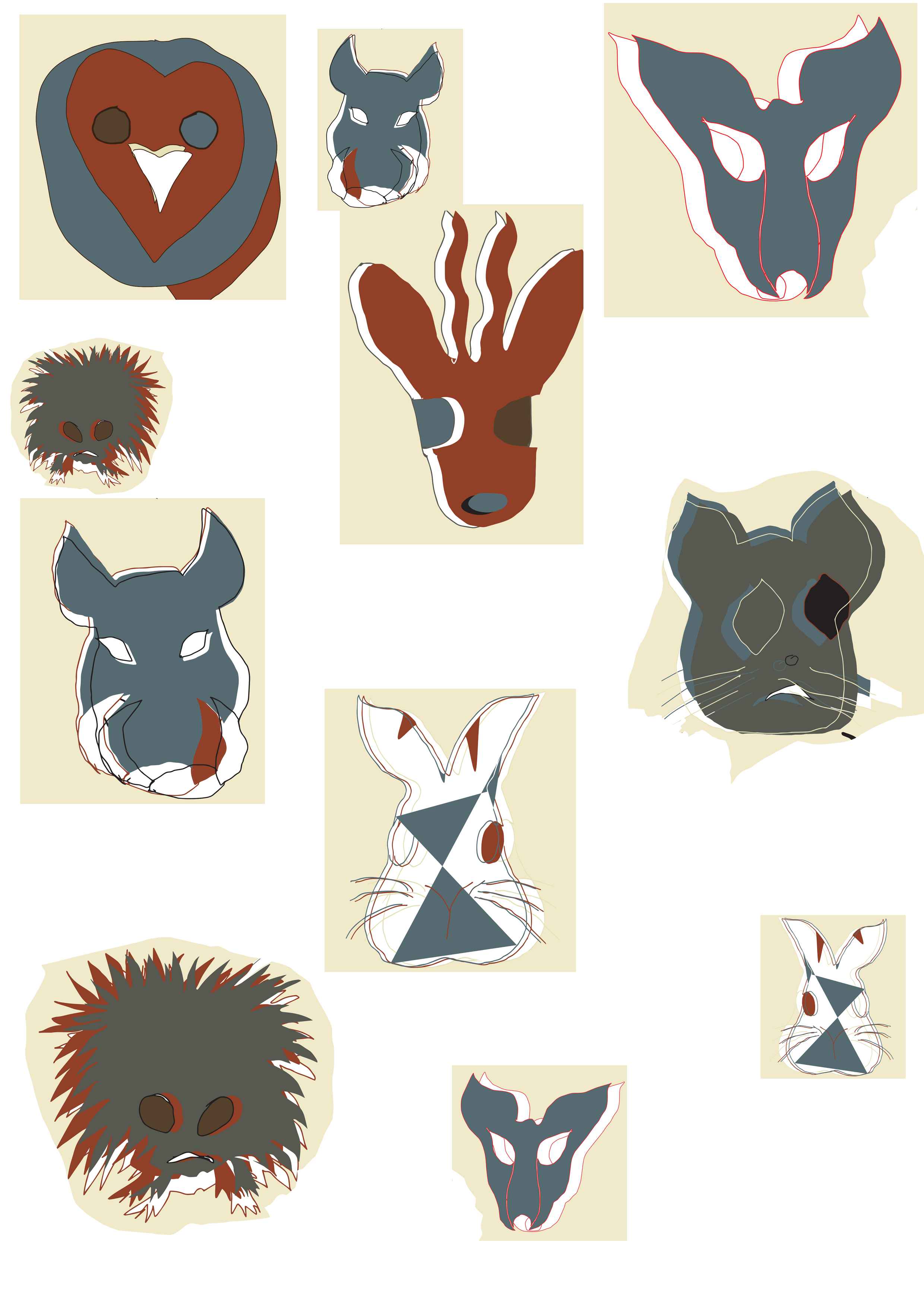 Animal Masquerade quilt – FlagFly